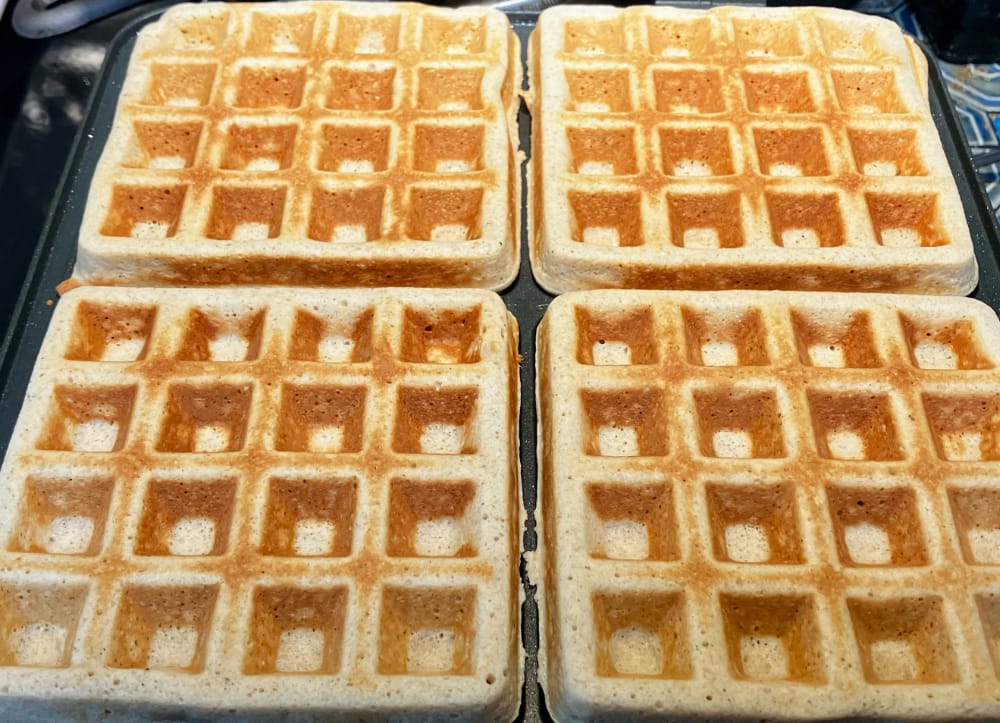 Almond Flour Waffles | bigethan.com